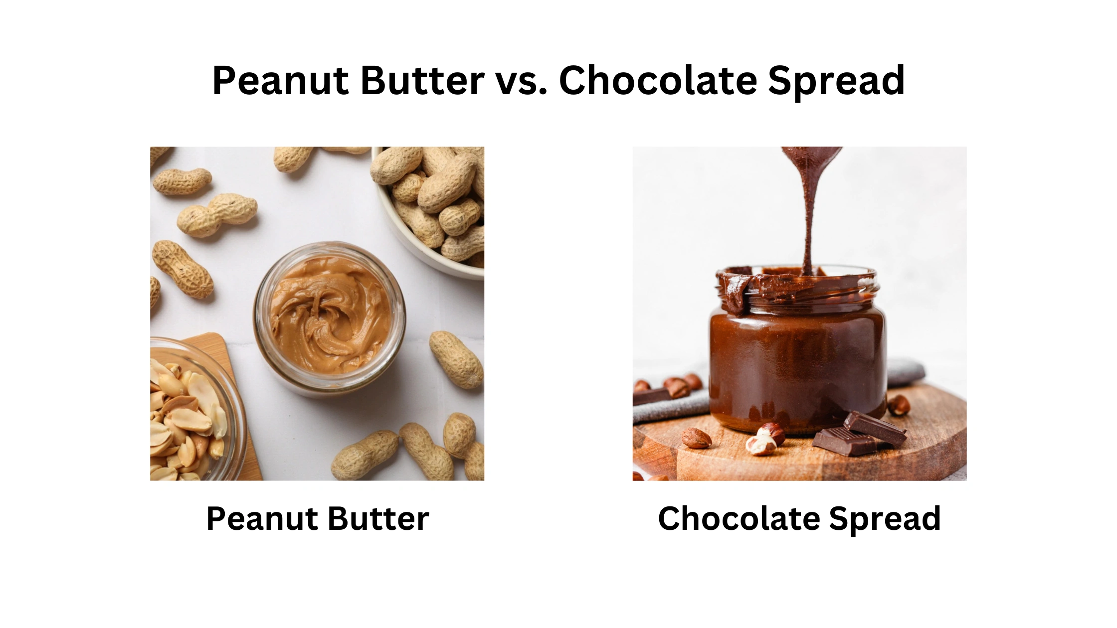 Peanut Butter vs. Chocolate Spread: Which Should You Choose?